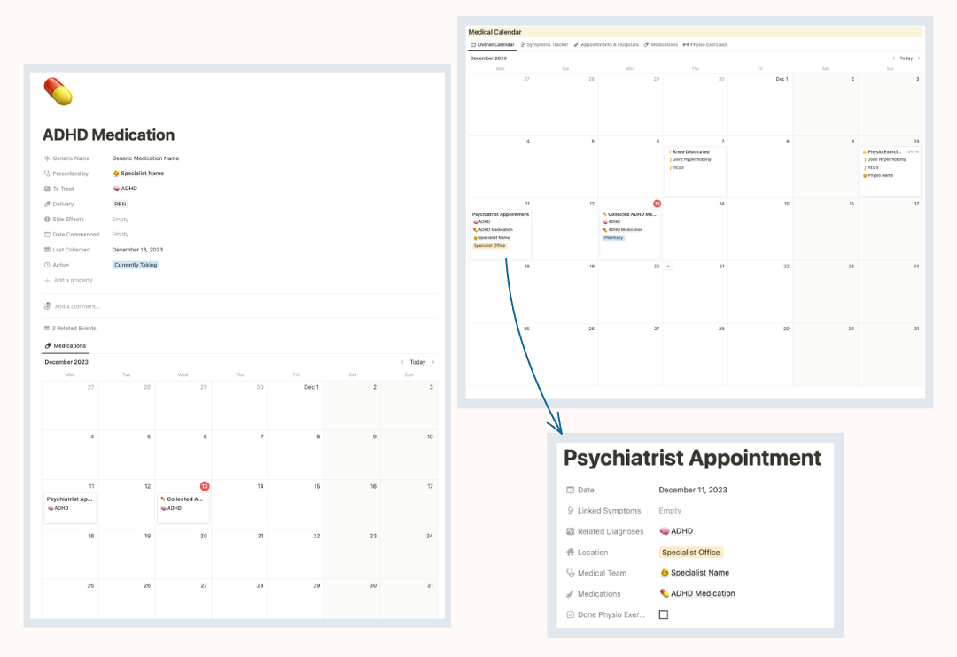 Disability and Chronic Illness Tracker Notion Template | Pitch Science