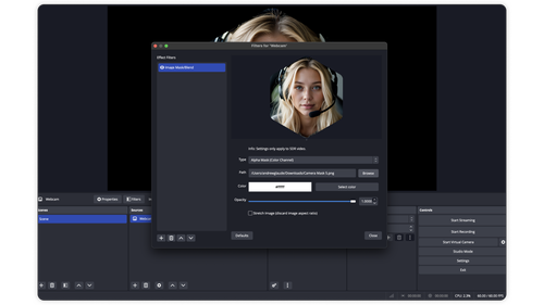 How To Add A Mask To Your Camera In OBS Studio — PixelPro.io