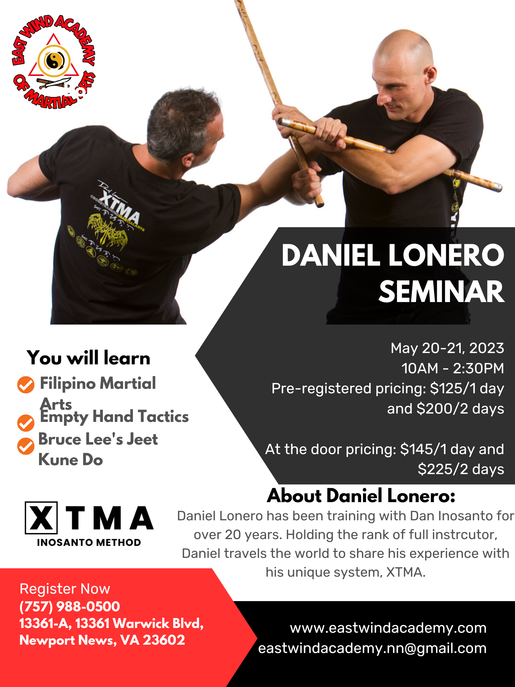 Events/Seminars — East Wind Academy of Martial Arts