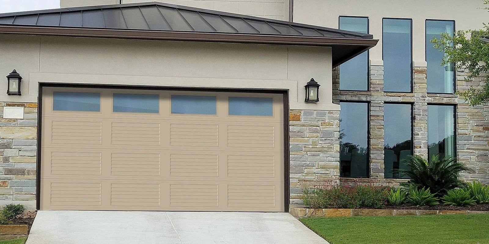 Louvered Panels — Quick Response Garage Door Services