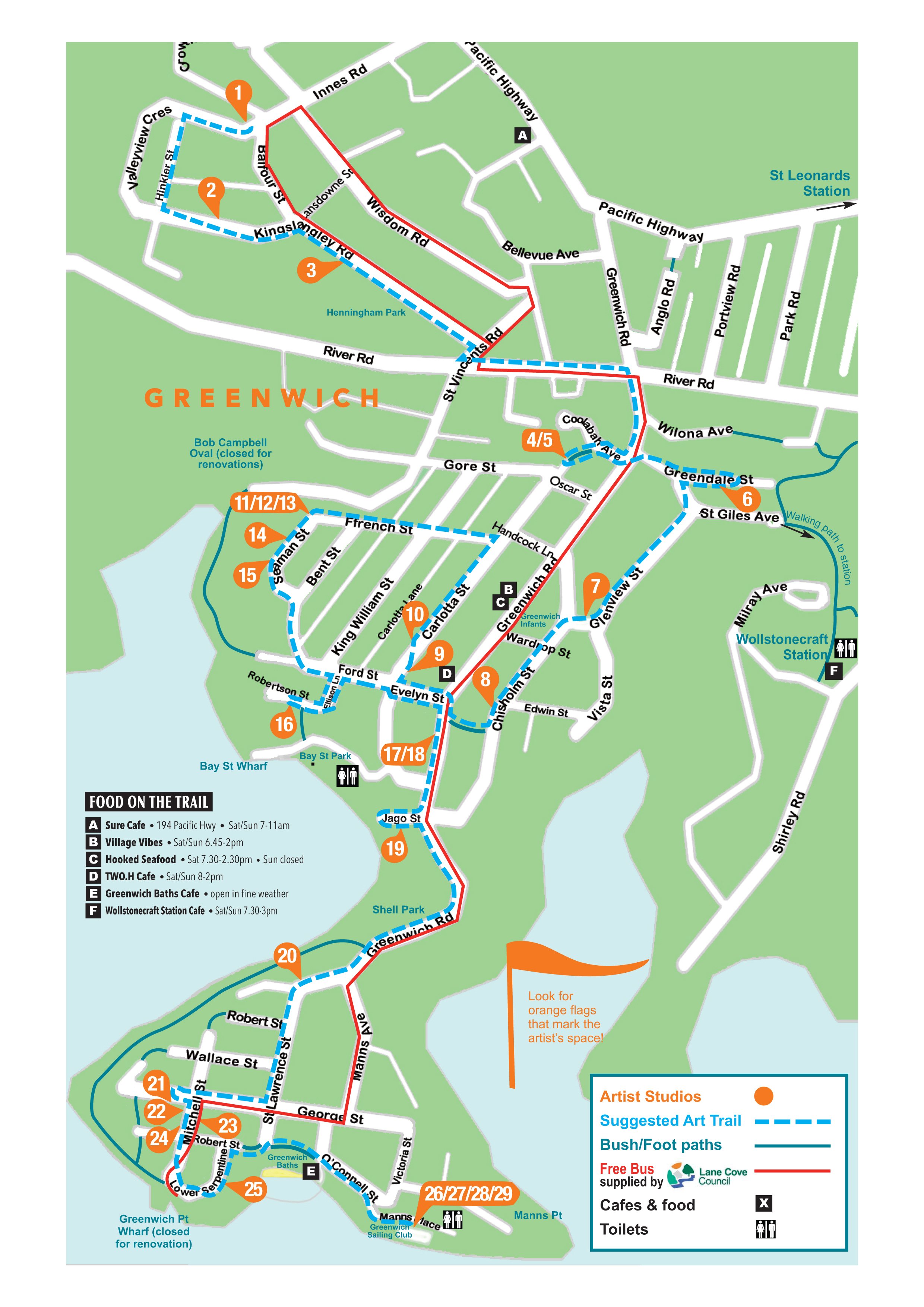 Map | Greenwich Village Arts Trail