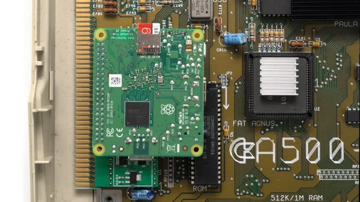 PiStorm -Amiga A500/A2000 pcb revb board assembled — Amigacoffin
