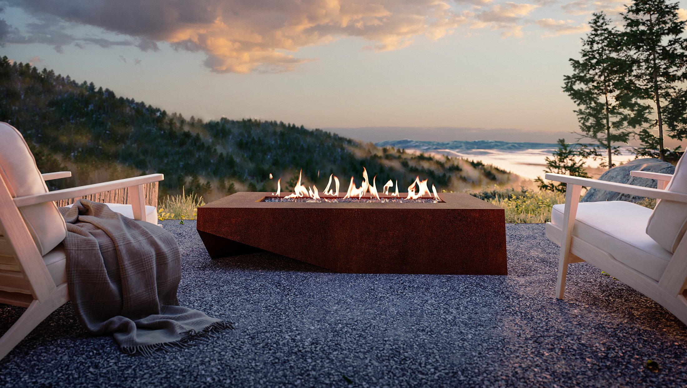 ATMOSFIRE premium fire tables