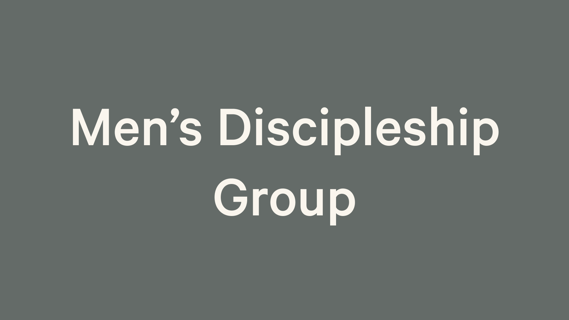 Events — Faith Center