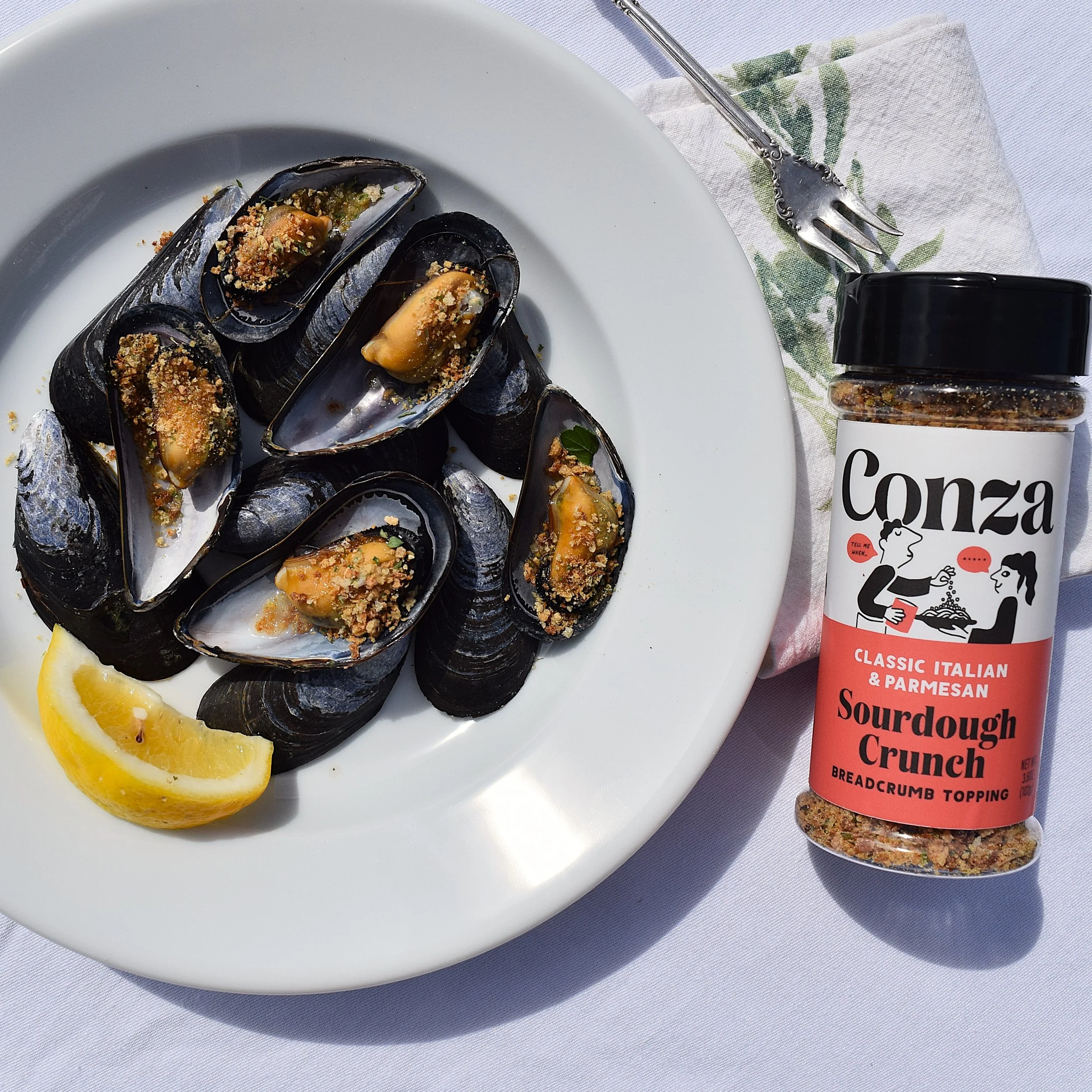 Conza Sourdough Crunch Breadcrumb and Topping. Crumb with us.