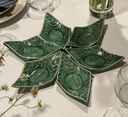 Hand-Built Ceramic Seder Plates — ArtNovell