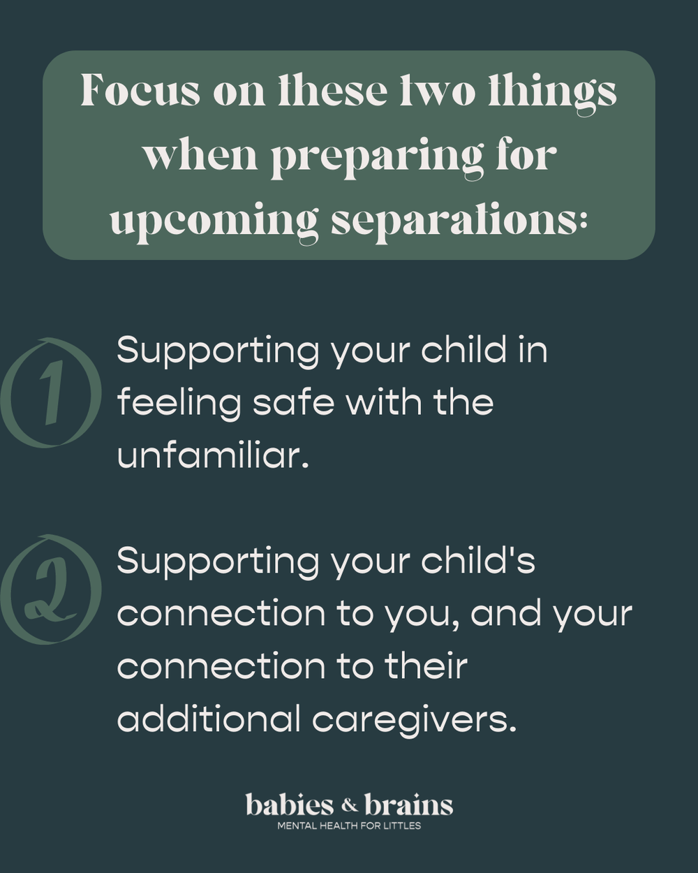 How to Prepare Your Child for School Transitions — Babies and Brains