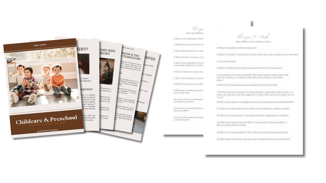 Childcare Guide — Babies and Brains