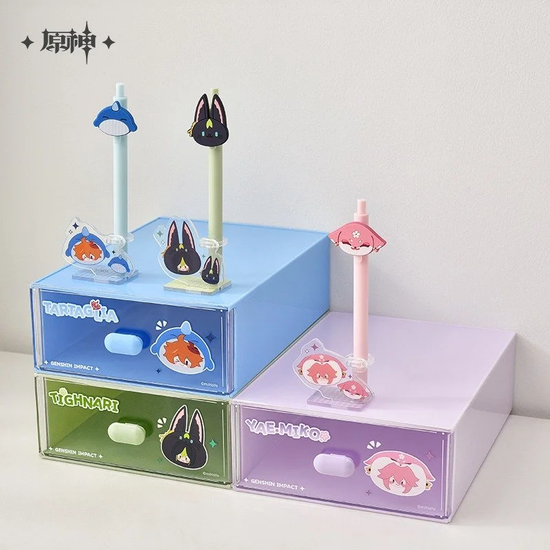 Pre-order Genshin Impact Teyvat Zoo Themed Plastic Desktop Storage ...