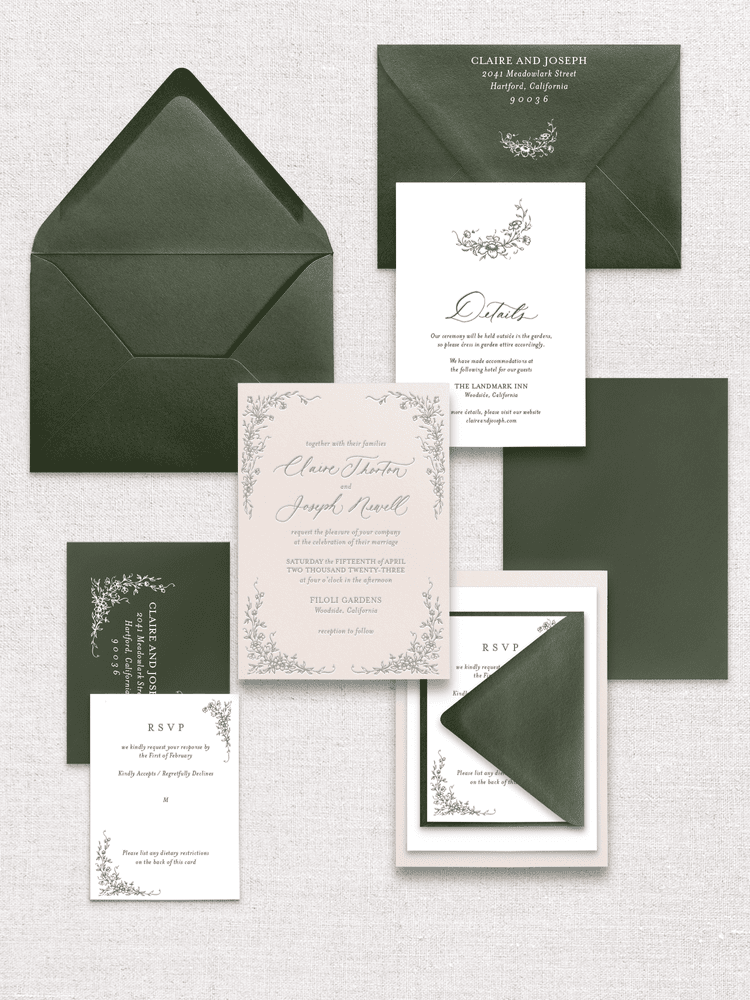 The Primavera Suite — Inquisited | Fine Art Stationery