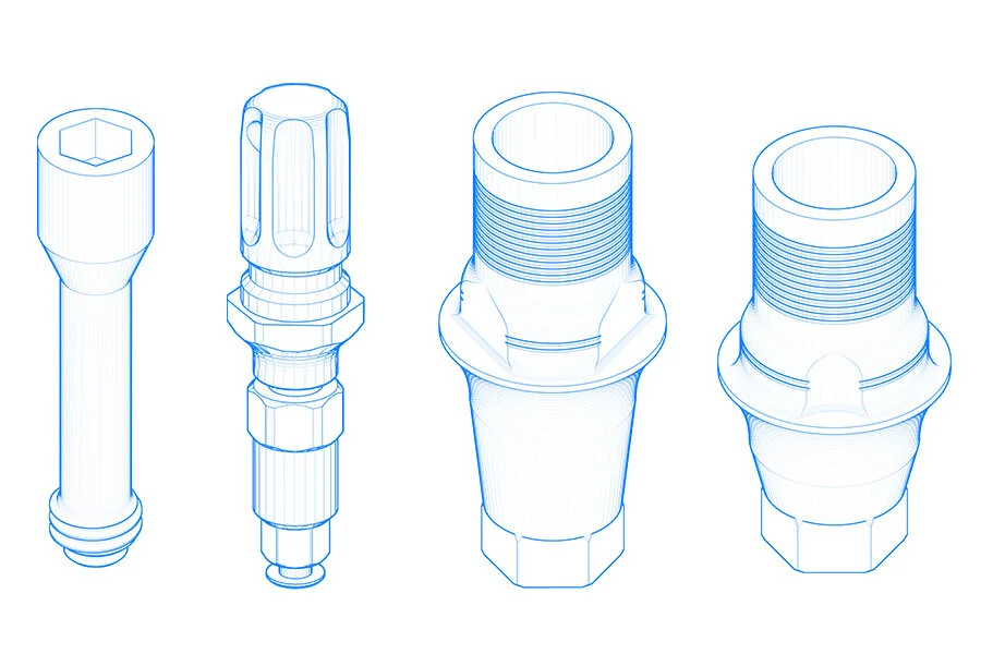 Implant Componentry — Osteon Medical - Milling Services