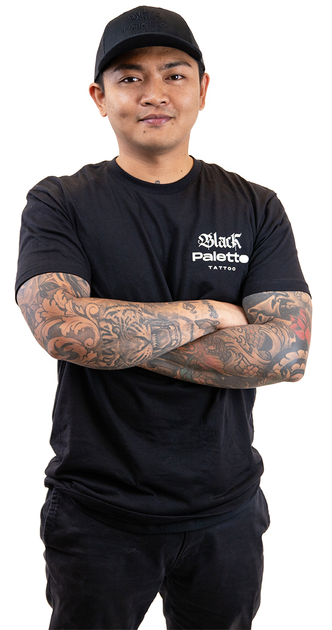 Jodin T. | Book Your Tattoo Session Today — Black Palette Tattoo & Piercing