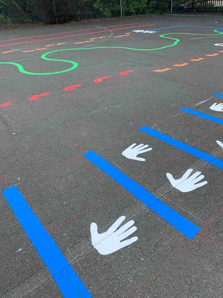 School Grounds — Edge Line Marking