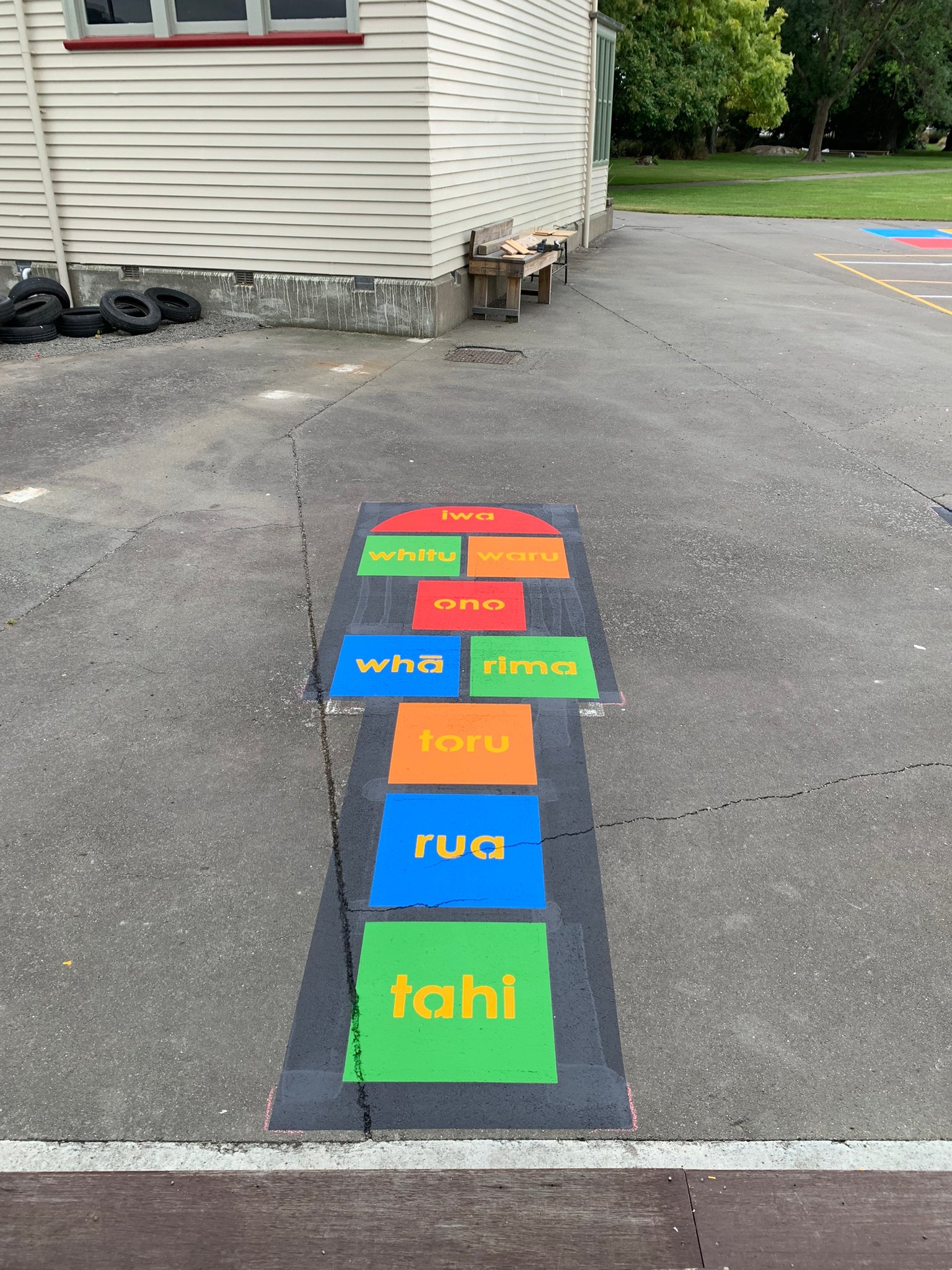 School Grounds — Edge Line Marking