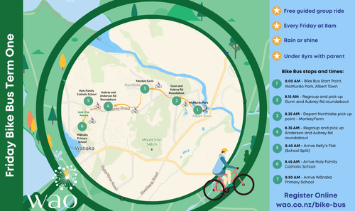 Wao Aotearoa launches Friday Bike Bus. — Wao