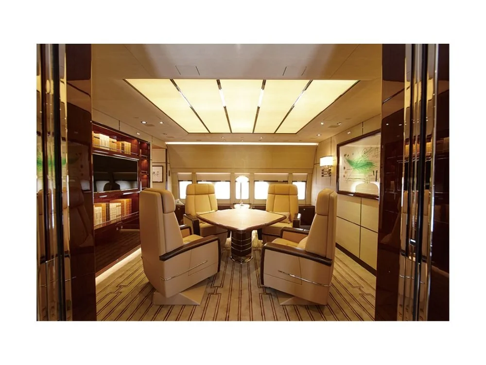 Inside the Boeing 747-8i Sky Mansion: A Rare Look at a Design and ...