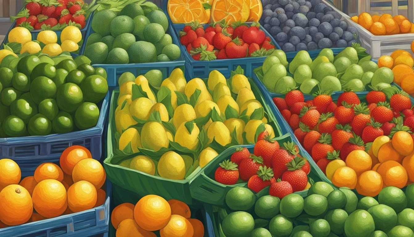 California Seasonal Fruit & Vegetable in February