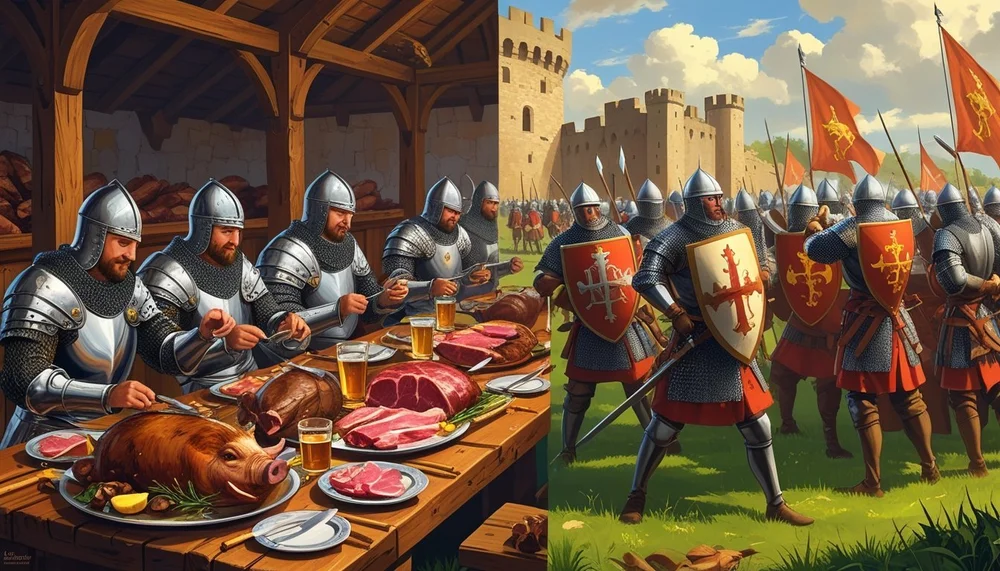How Medieval Knights Ate Meat to Fuel Battle Readiness | Daily Life & Diet