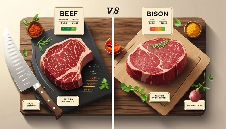 Beef vs. Bison: Taste, Price & Nutrition Compared for Smart Shoppers