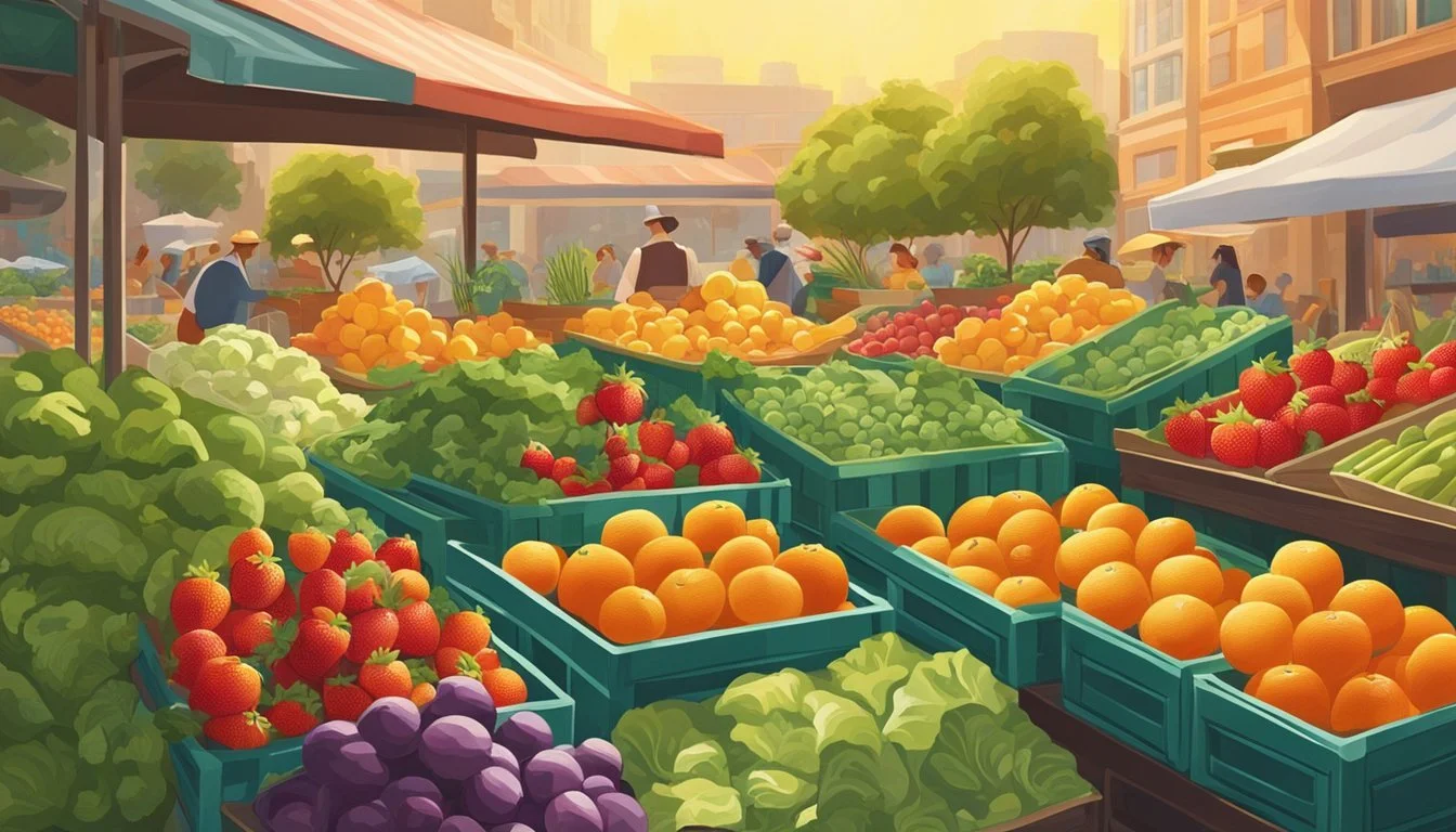 Texas Seasonal Fruit & Vegetables in March