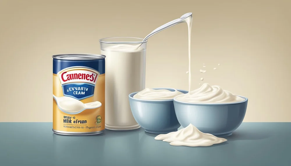 How to Substitute Evaporated Milk for Heavy Cream