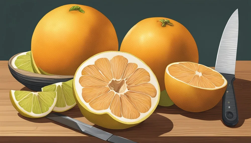 Savoring Citrus Delight: Simple Steps for Enjoying a Pomelo