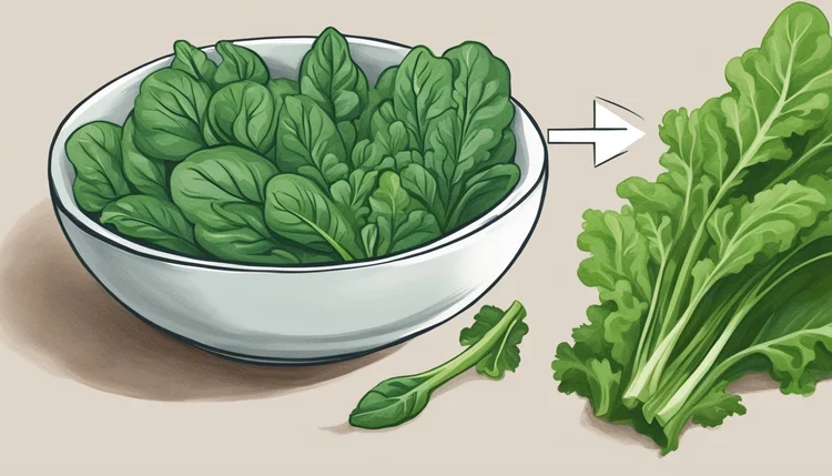 How to Substitute Spinach for Kale