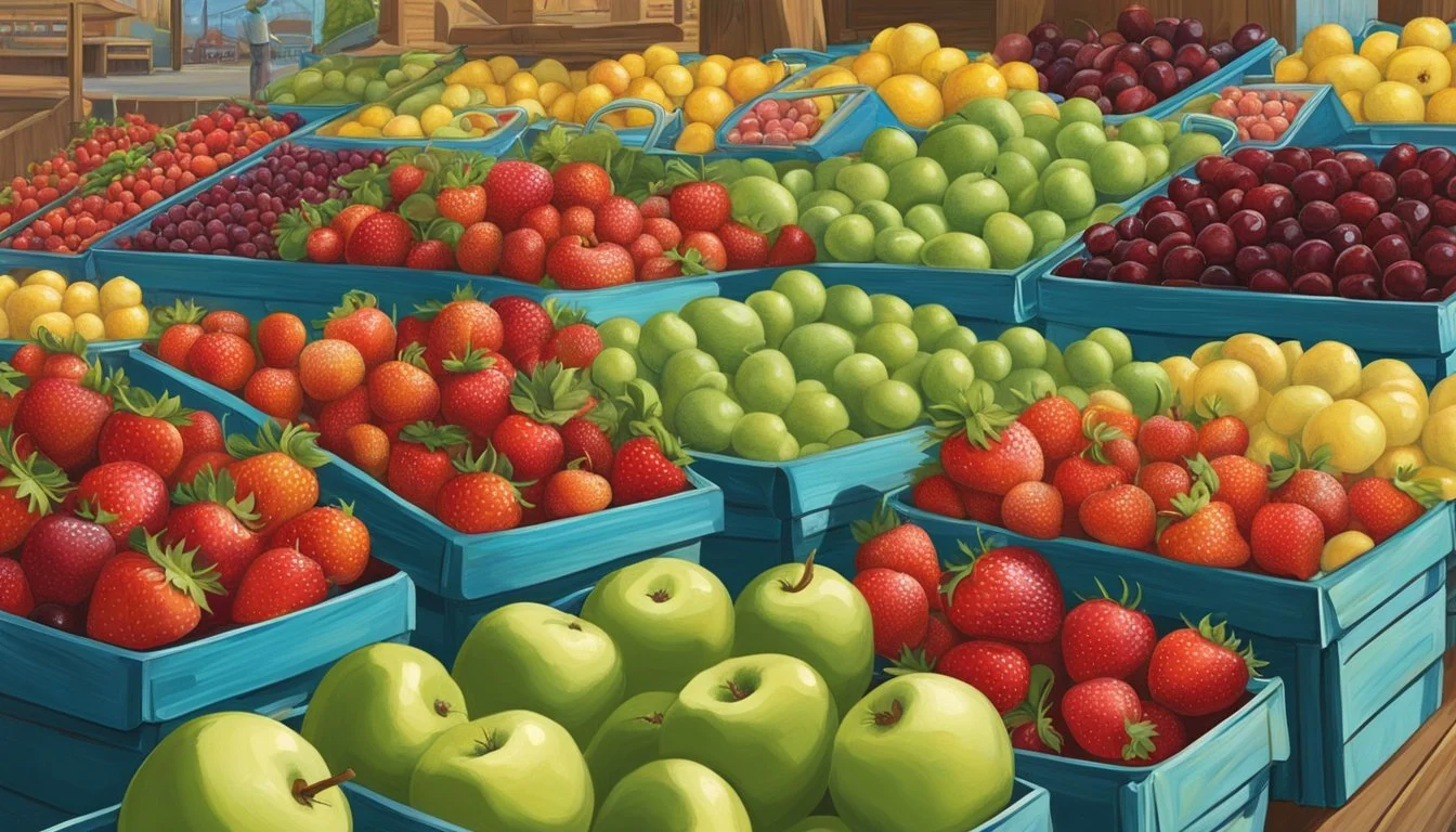 Wyoming Seasonal Fruit & Vegetables in April