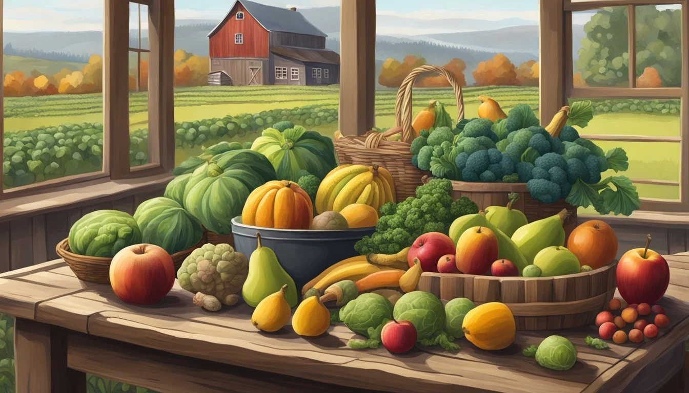 Virginia's Bounty: Seasonal Fruit & Veg Guide