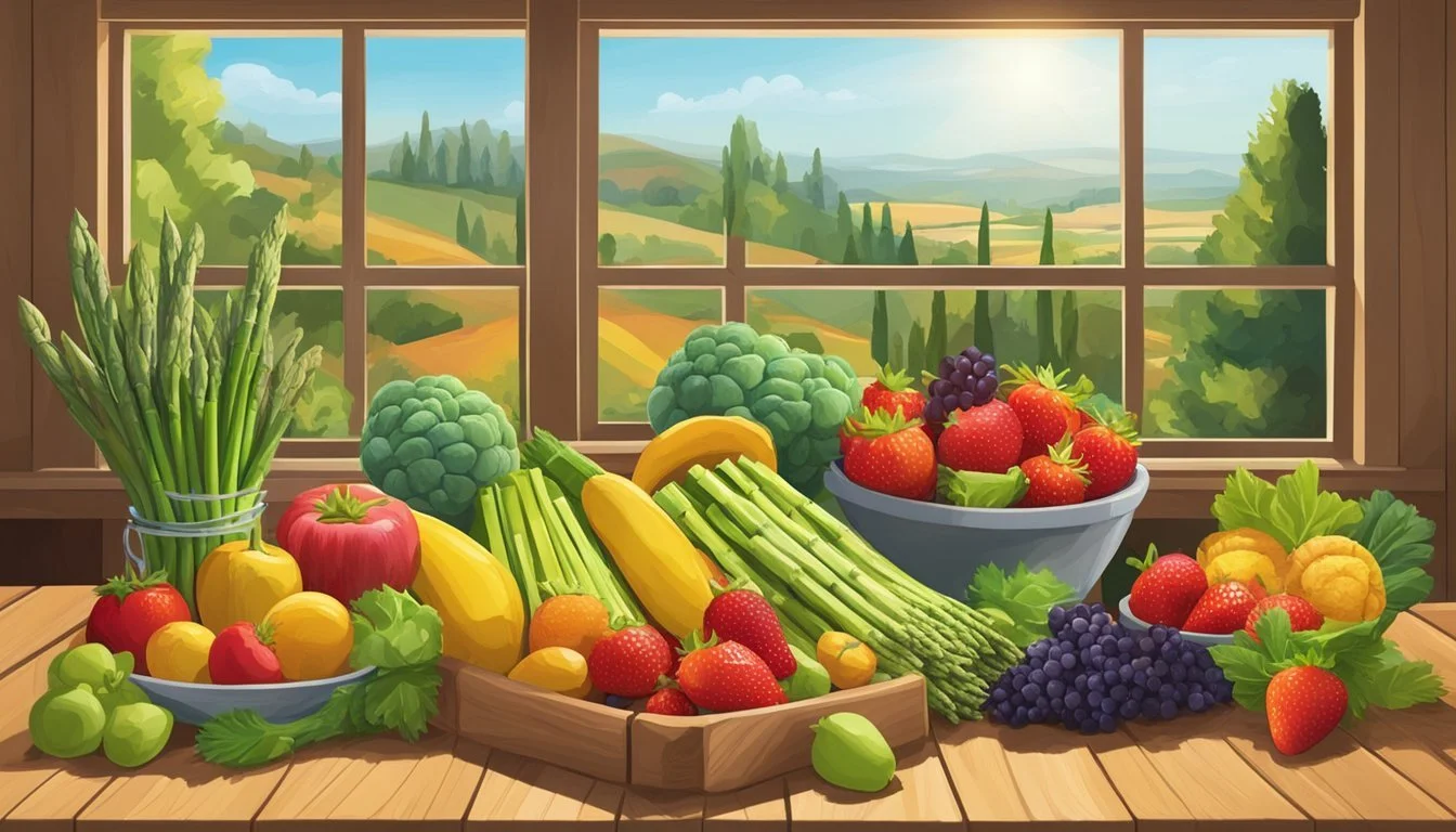 California Seasonal Fruit & Vegetables in March