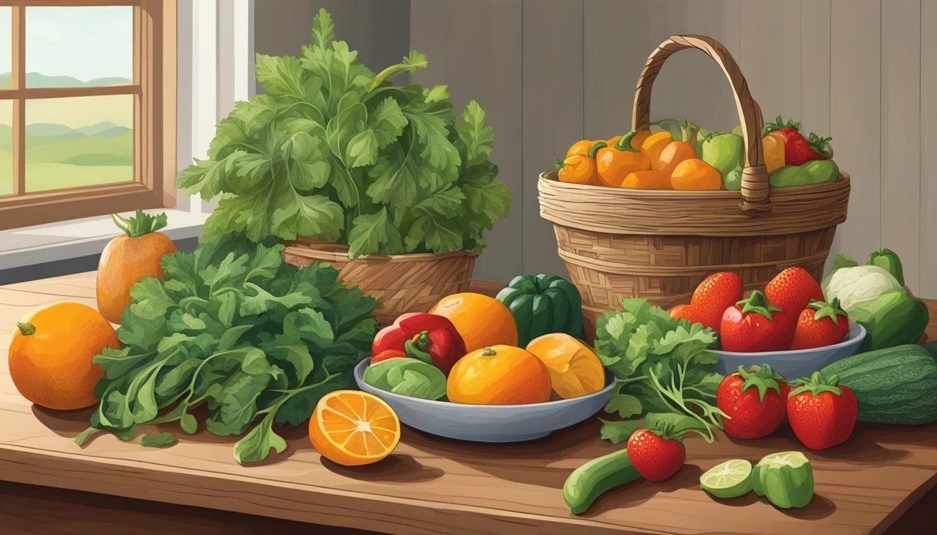 Texas Seasonal Fruit & Vegetables in March