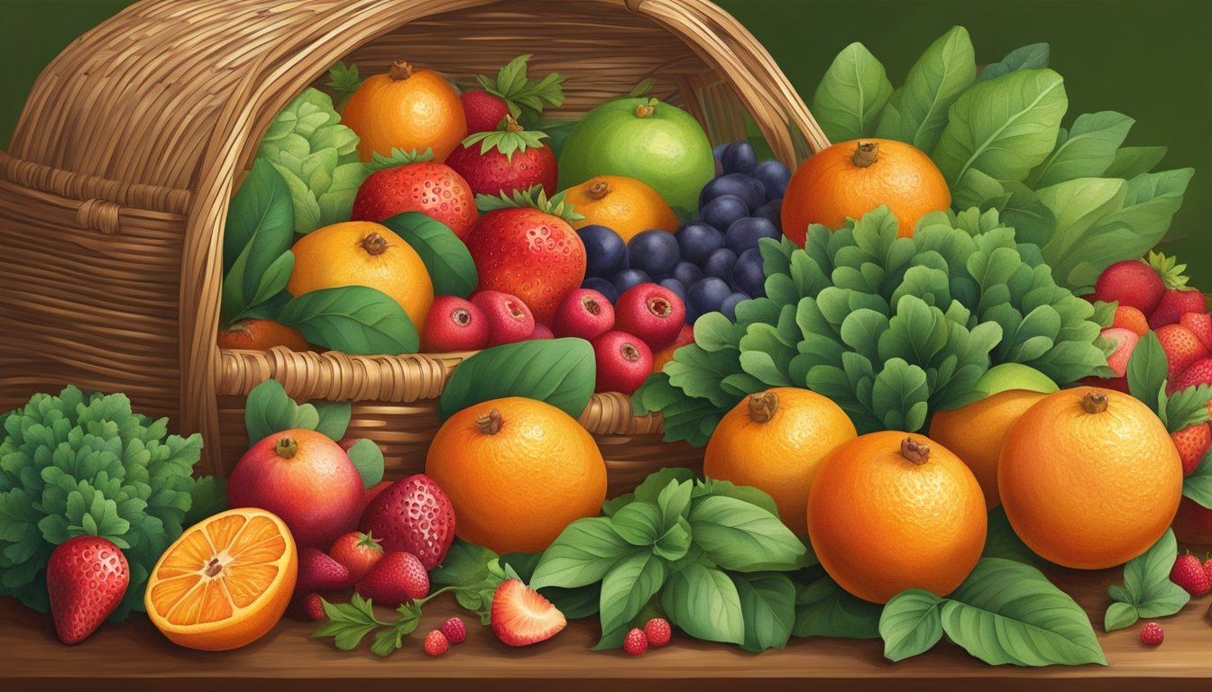 California Seasonal Fruit & Vegetables in January