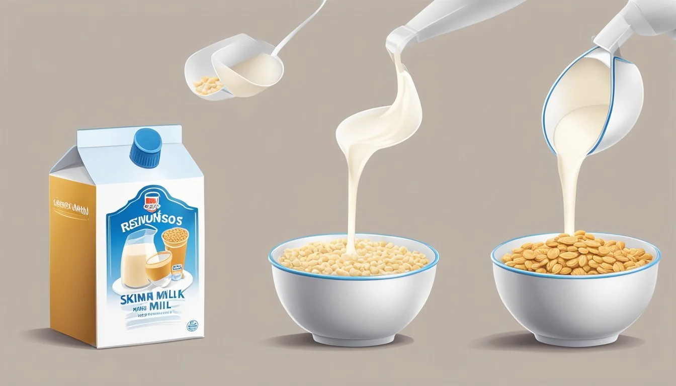 How to Substitute Whole Milk for Skim Milk