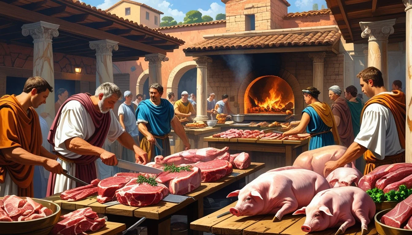 Ancient Rome’s Meat Consumption: Dietary Habits & Cultural Significance