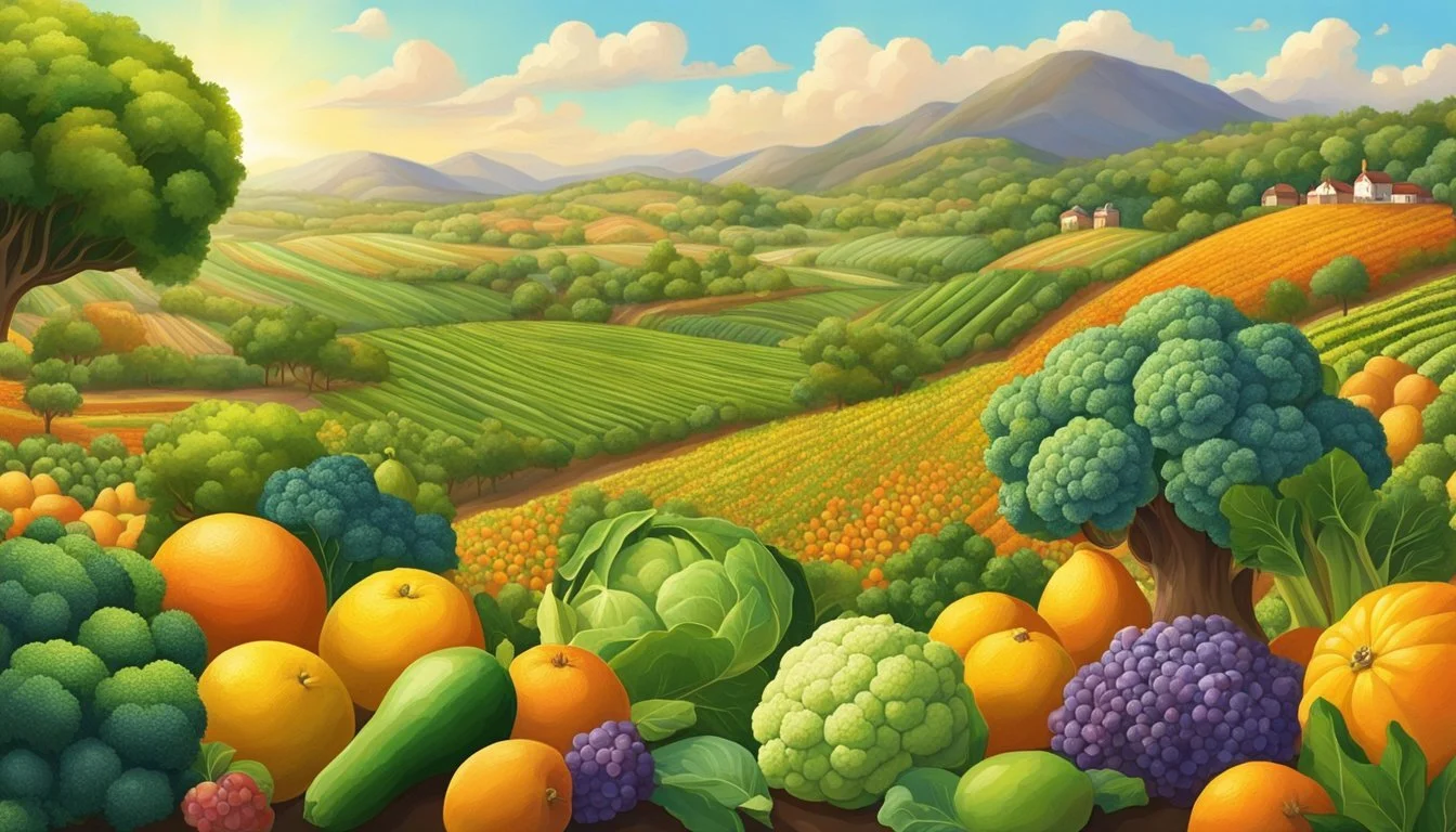 California Seasonal Fruit & Vegetable in February