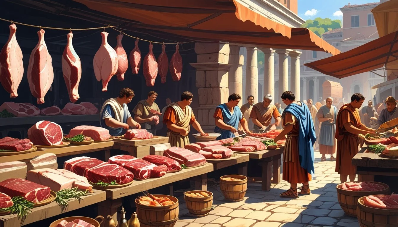 Ancient Rome’s Meat Consumption: Dietary Habits & Cultural Significance