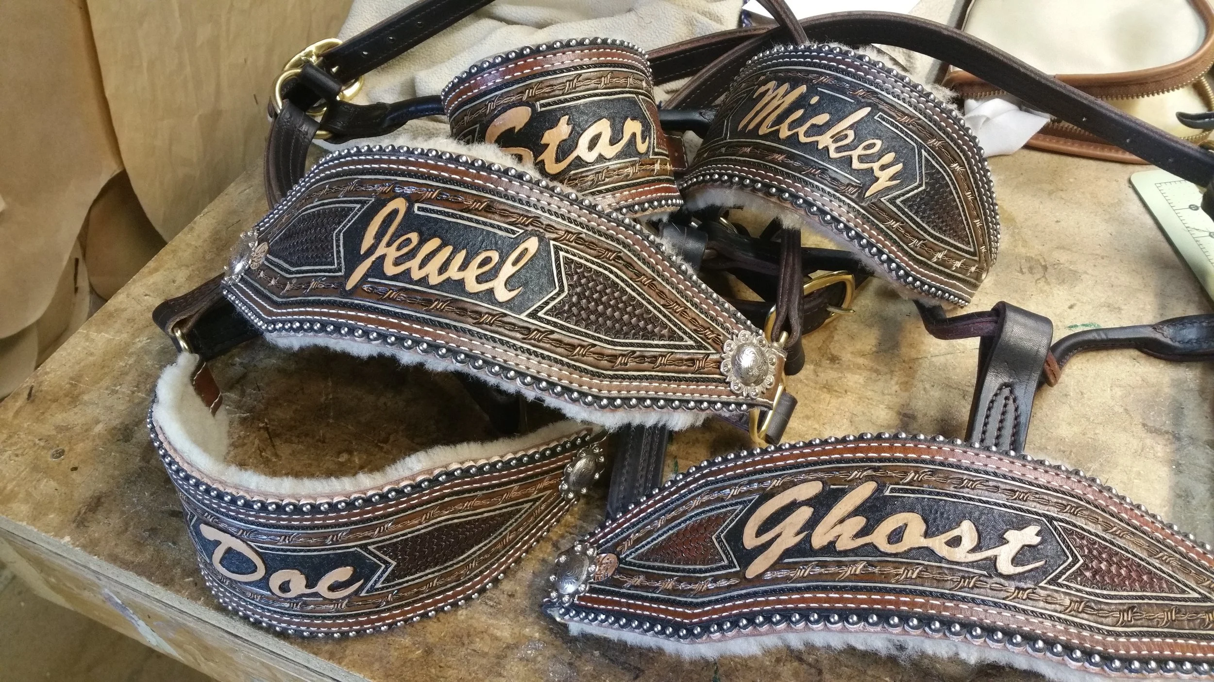 Halters and Spur Straps — Denice Langley Custom