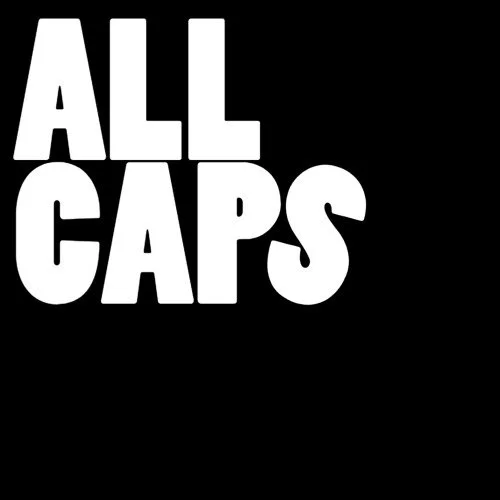 The Supervillain — ALL CAPS