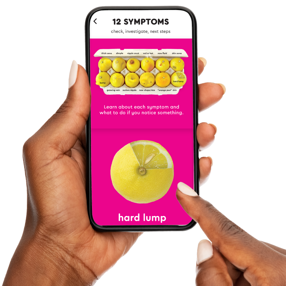 Self-exam App — Know Your Lemons® for Early Detection