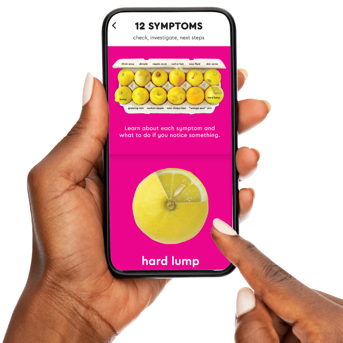 Self-exam App — Know Your Lemons® for Early Detection