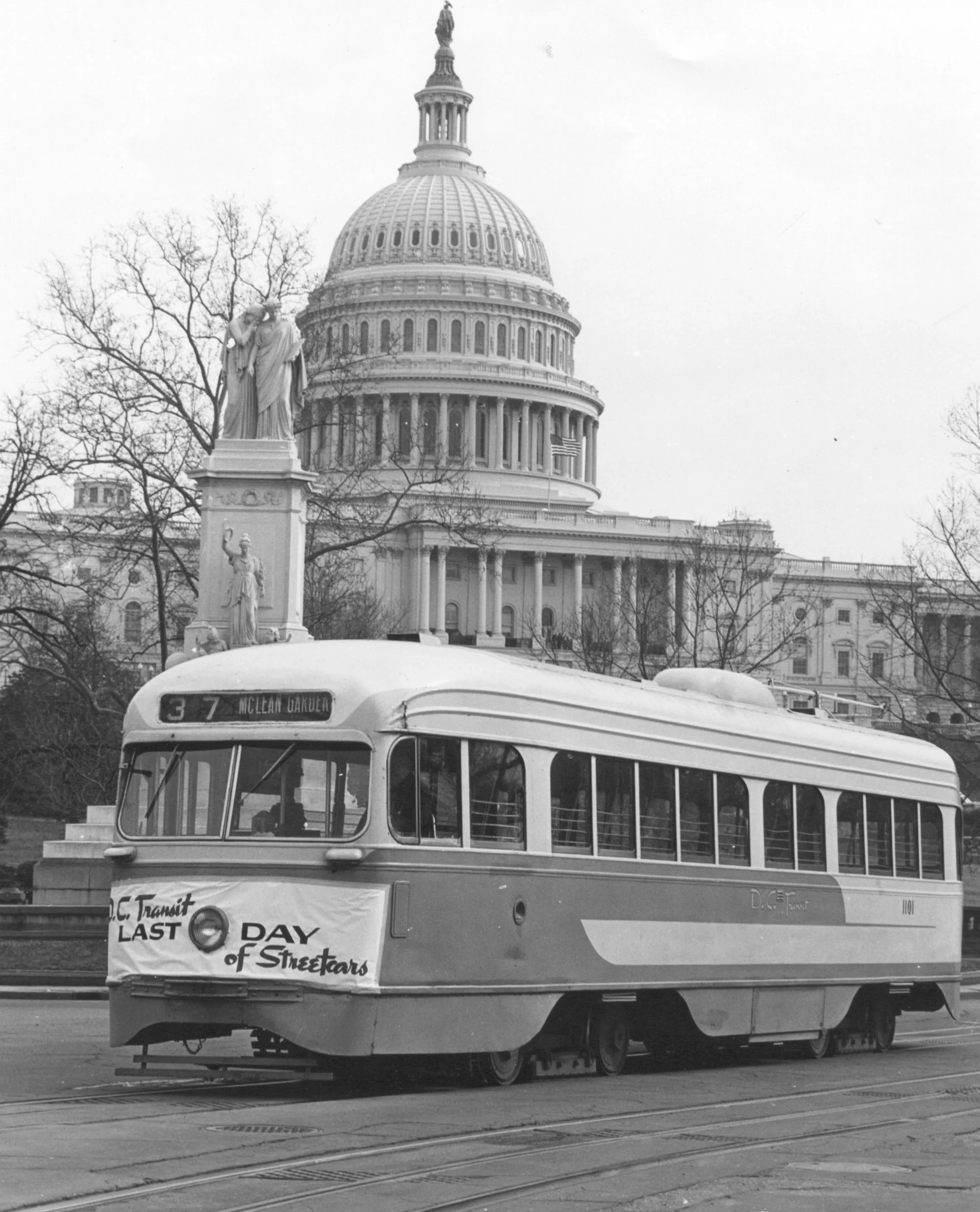 DC Transit System 1101 — National Capital Trolley Museum