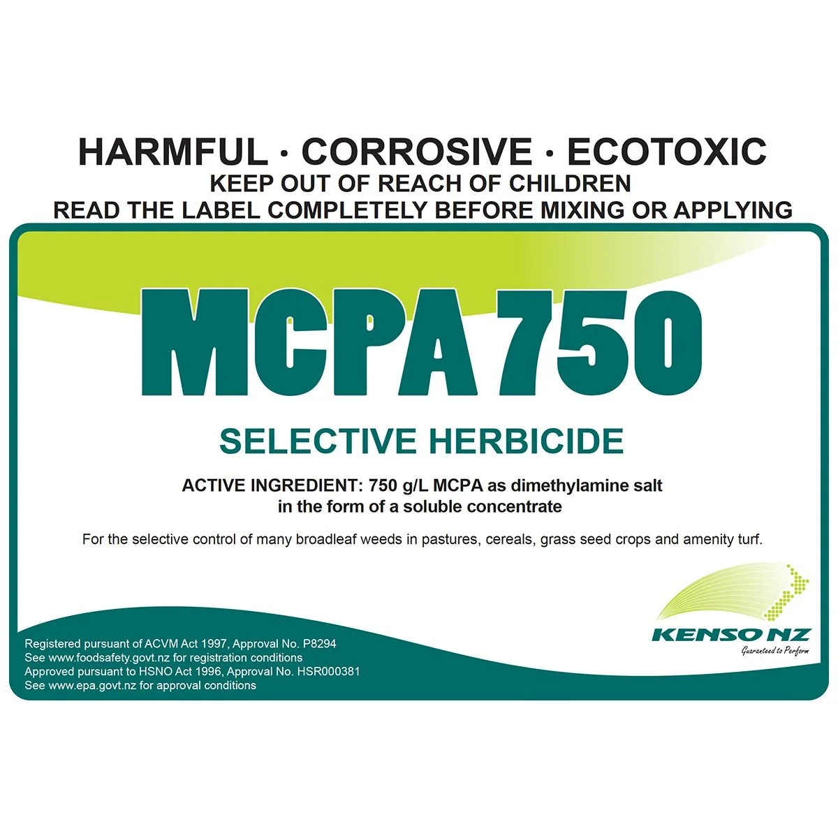 MCPA 750 — Landco Agrichemical