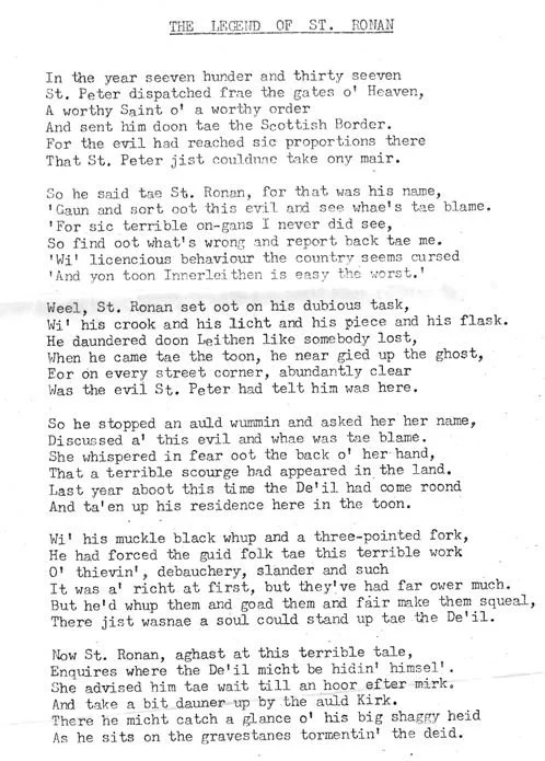 ‘The Legend of St. Ronan’ — Tweed Valley Blogger | Tour Guide ...