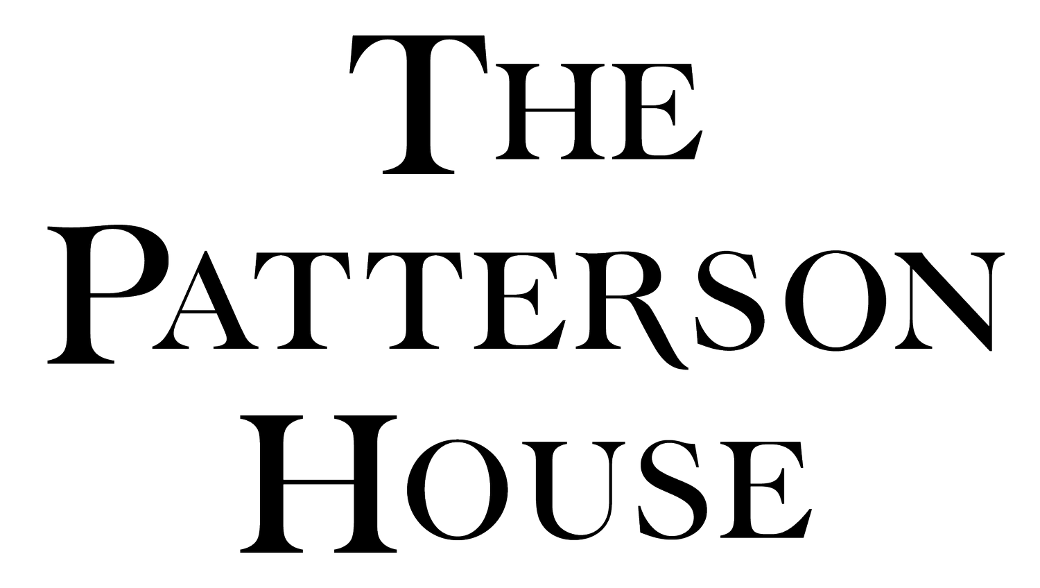 Menu 1 — The Patterson House
