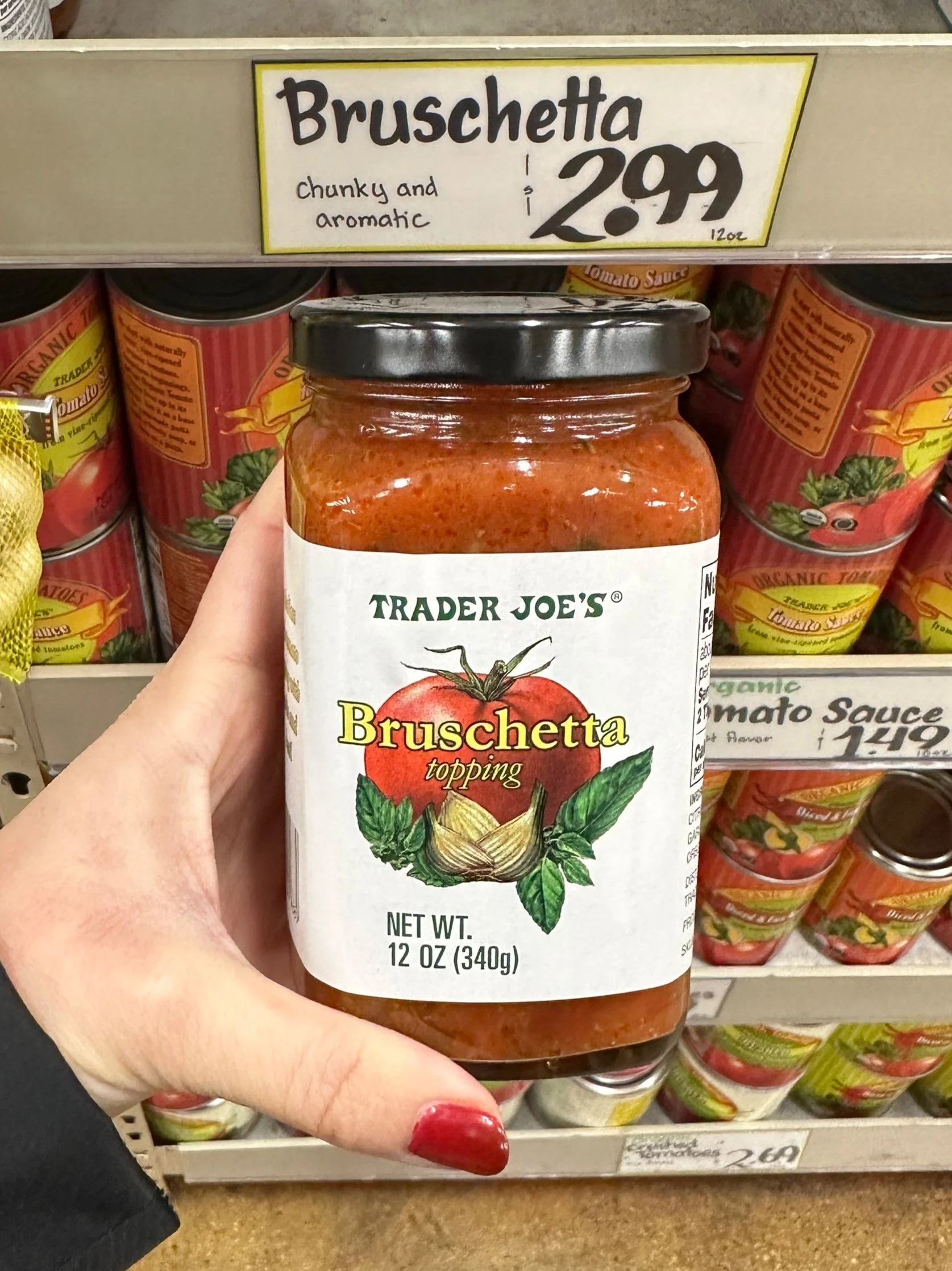 Trader Joe's Lentil Bruschetta Flatbread — Jazz Leaf