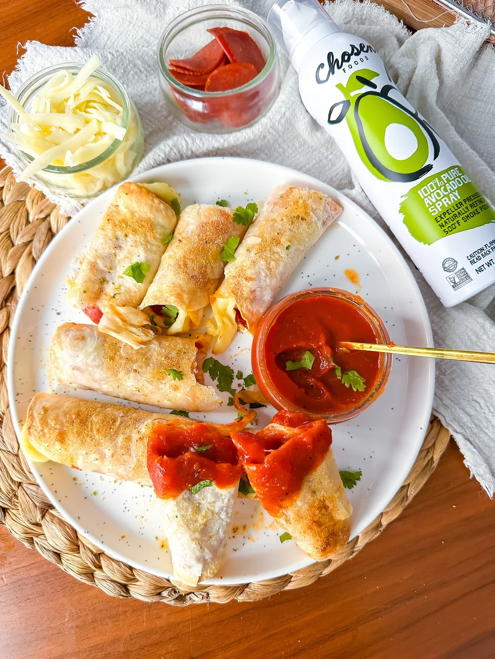 TikTok Pizza Rolls Recipe in the Air Fryer — Jazz Leaf