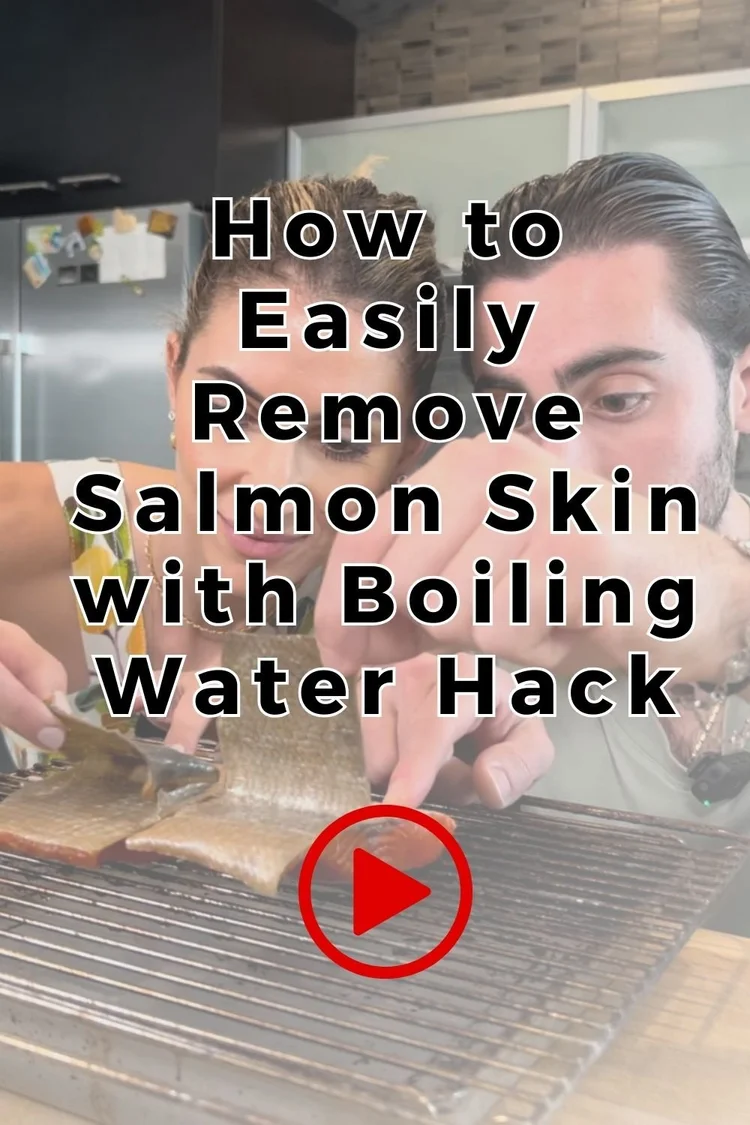 Hack to Remove Salmon Skin Easily — Jazz Leaf