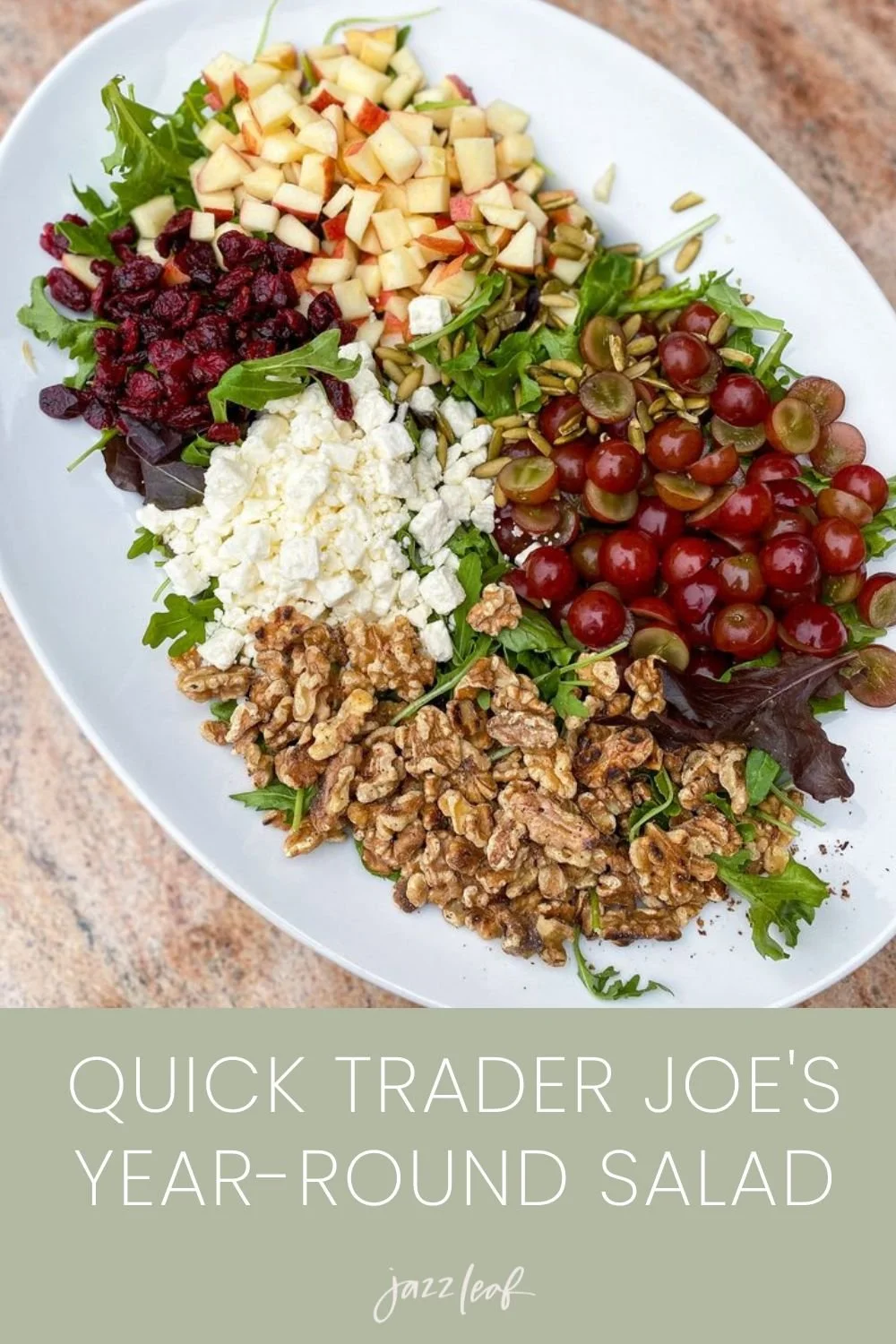 Quick Trader Joe's Year-Round Salad — Jazz Leaf