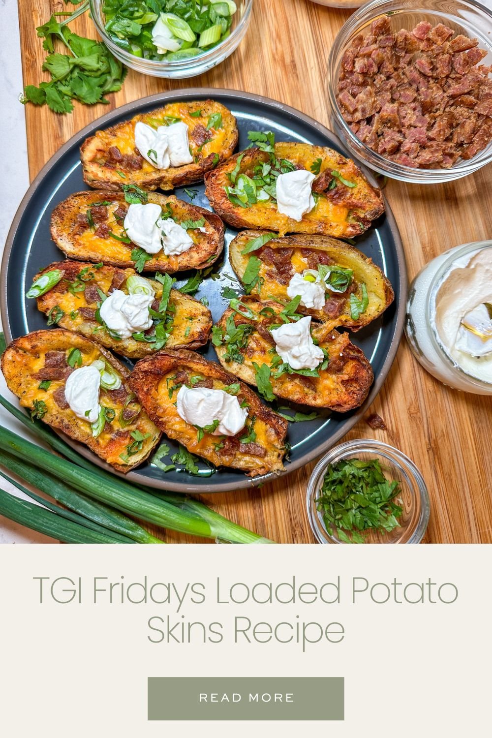 TGI Fridays Loaded Potato Skins Recipe — Jazz Leaf