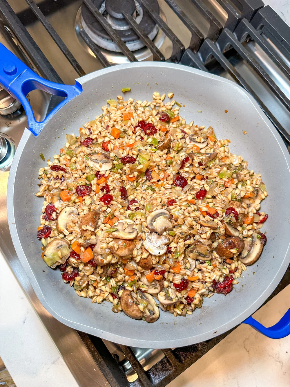 Farro Rice with Vegetables for a Thanksgiving Main Dish — Jazz Leaf